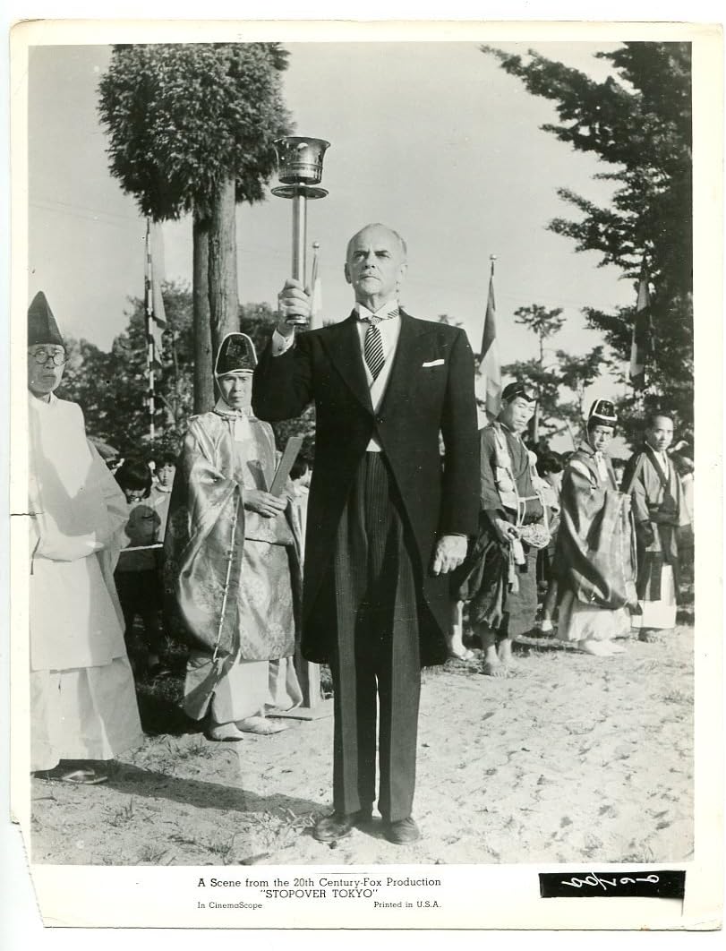 MOVIE PHOTO: Stopover Tokyo-Larry Keating-8x10-B&W-Still-Mystery-Drama ...