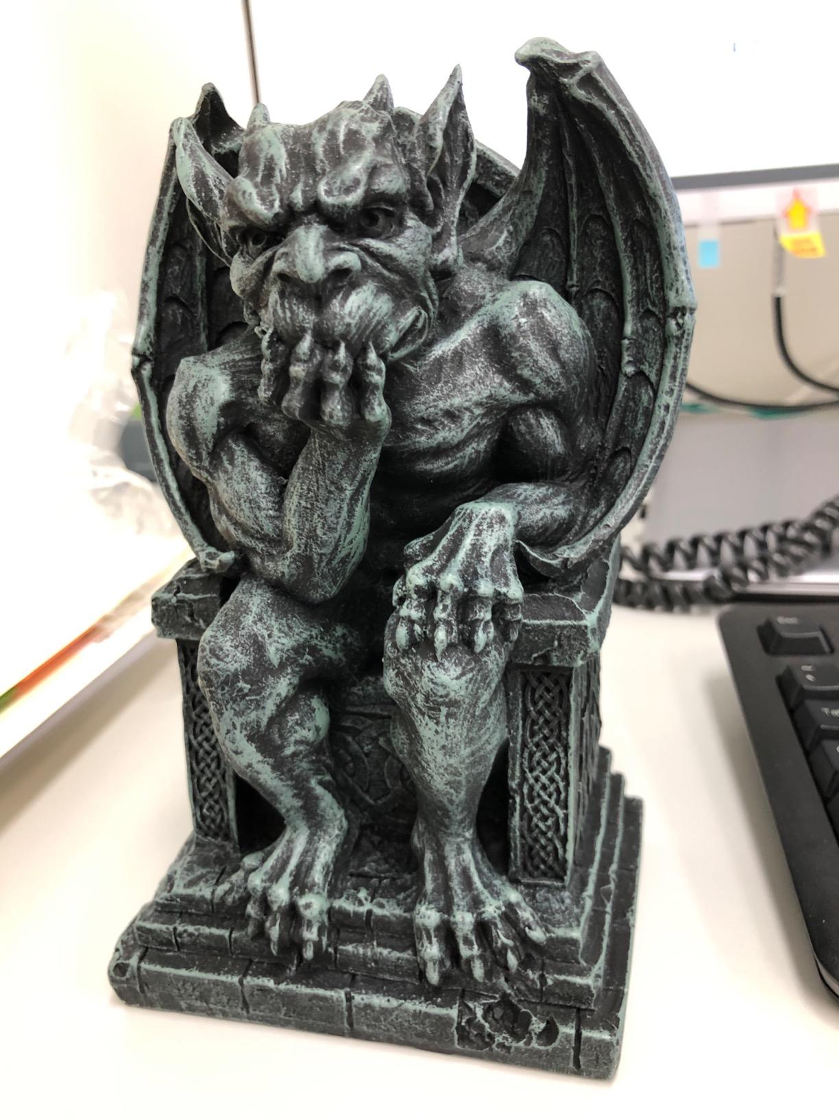 The Thinker Medieval Gargoyle Statue Thinking : Amazon.com.au: Home