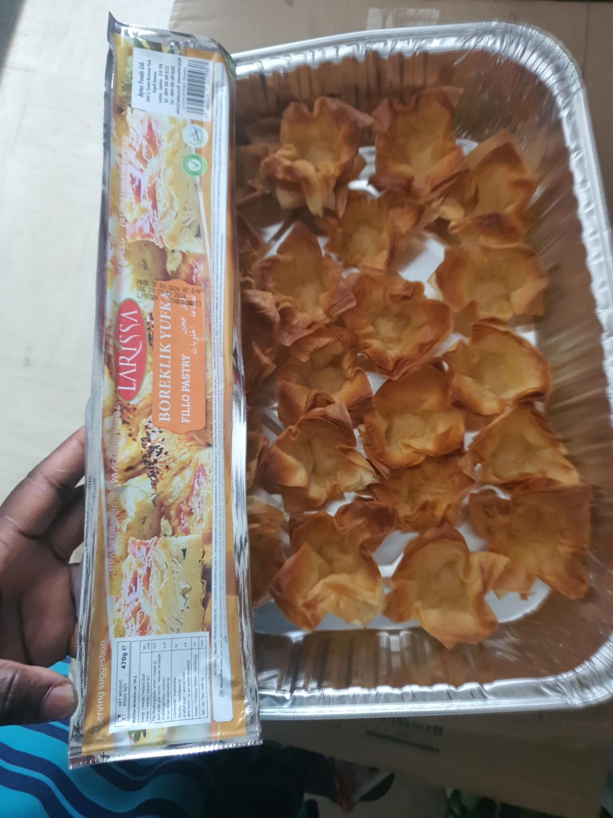 Larissa Pastry Leaves phyllo dough Phyllo Pastry 470 gram by Pufai ...