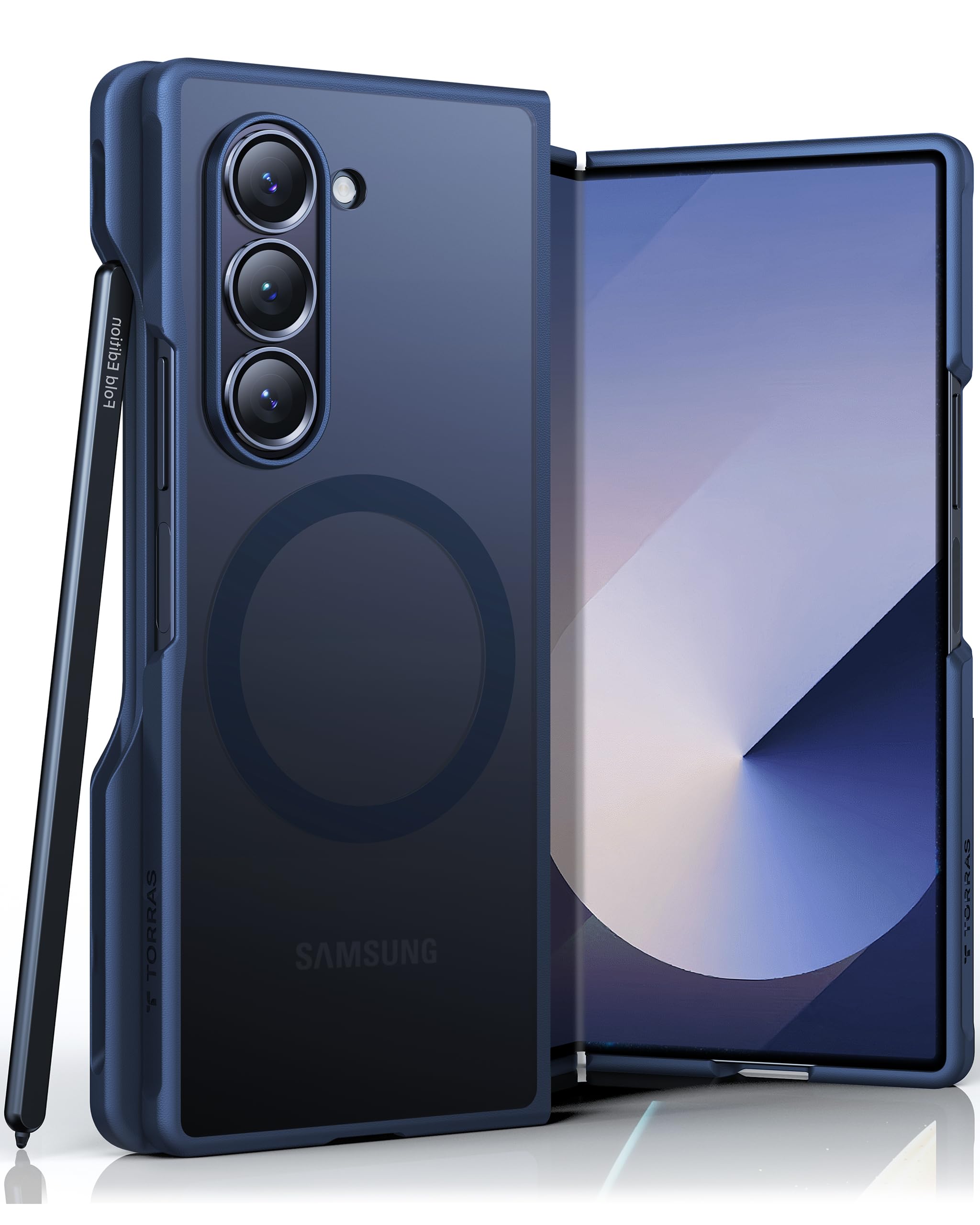 Amazon.com: TORRAS Magnetic Shockproof Compatible with Samsung Galaxy Z ...