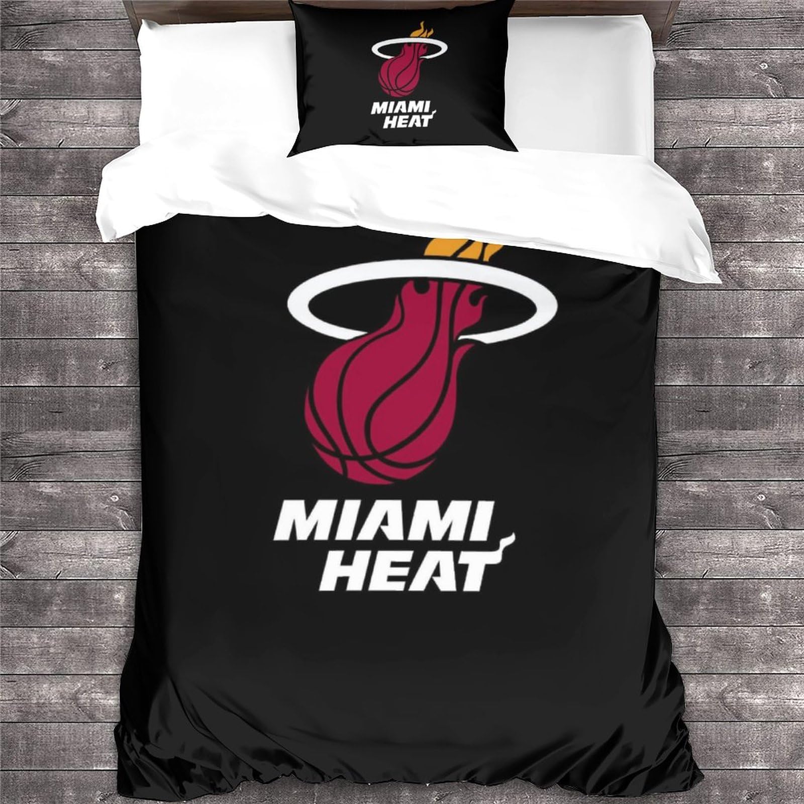 Miami Heat Comforter Set Clup Nba 2 NBA Basketball Ize Duvet Cover And