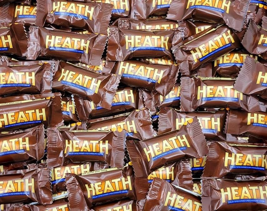 Snapklik.com : Heath Toffee Bar Miniatures Chocolate Candy 2 Lb 120 ...