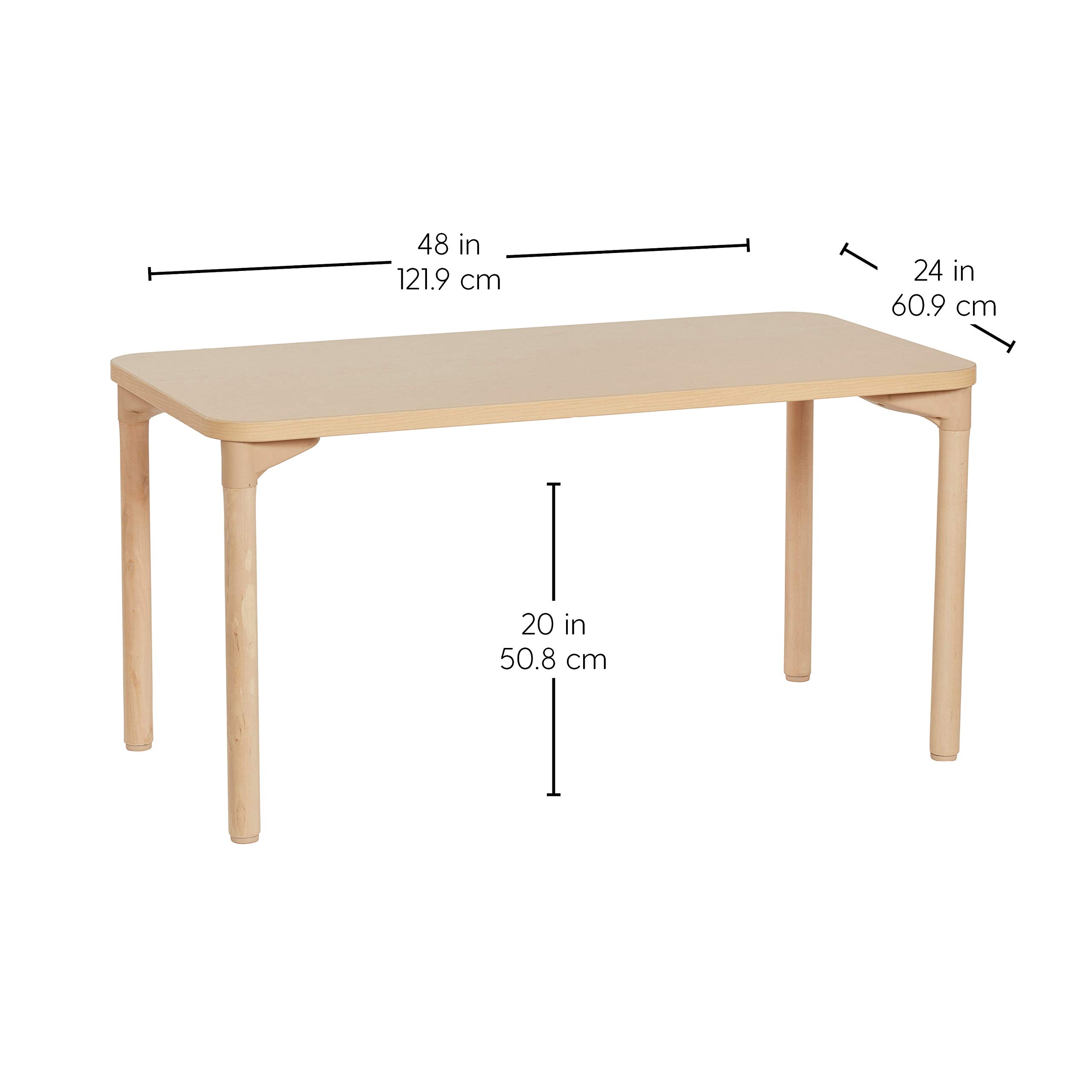 Snapklik.com : FDP Rectangle All-Purpose Childrens Activity Table (24 X ...