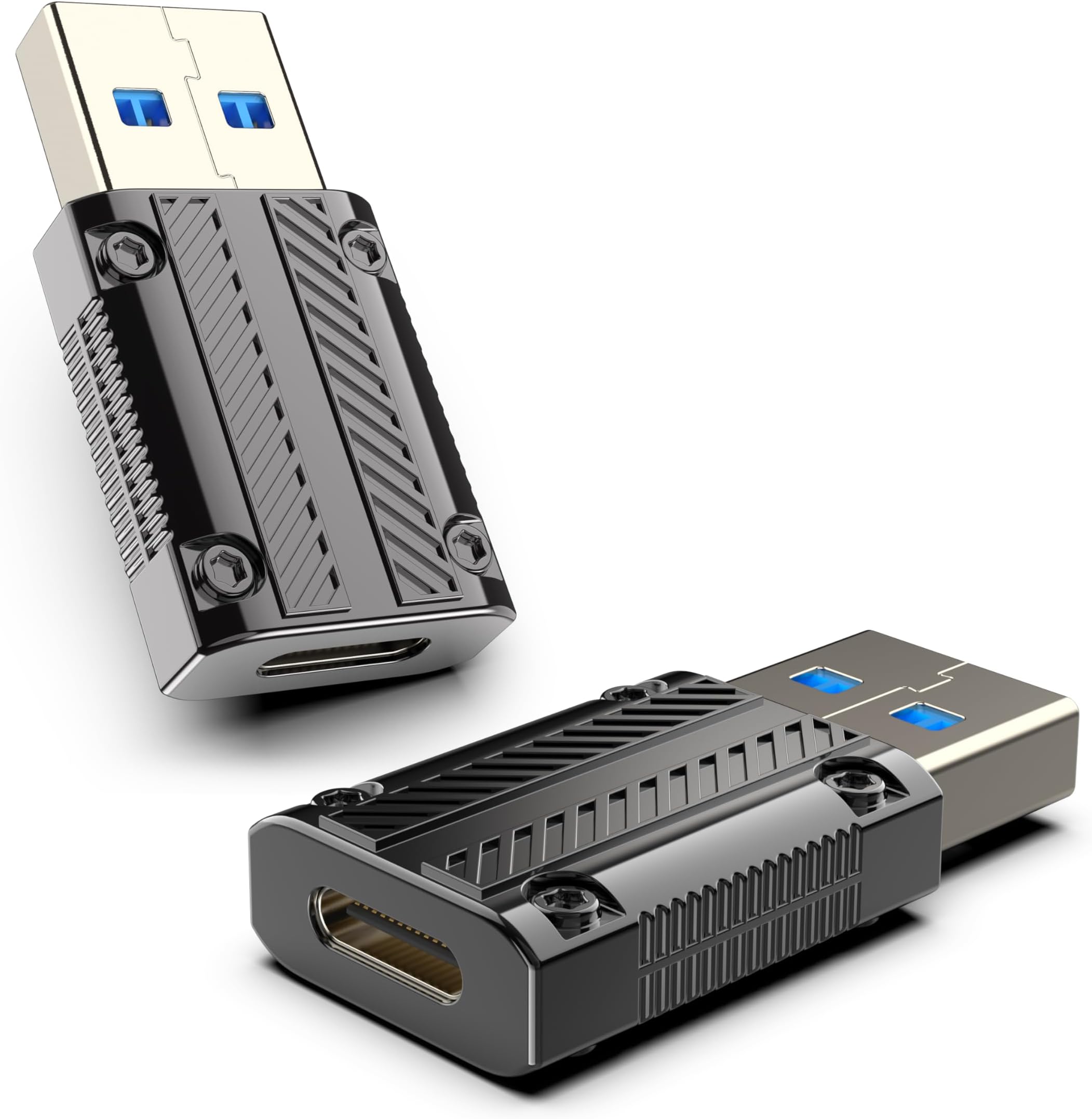 Amazon.com: LMUBOY USB to USB-C Adapter Pack-2 for Travel,Zinc Alloy ...