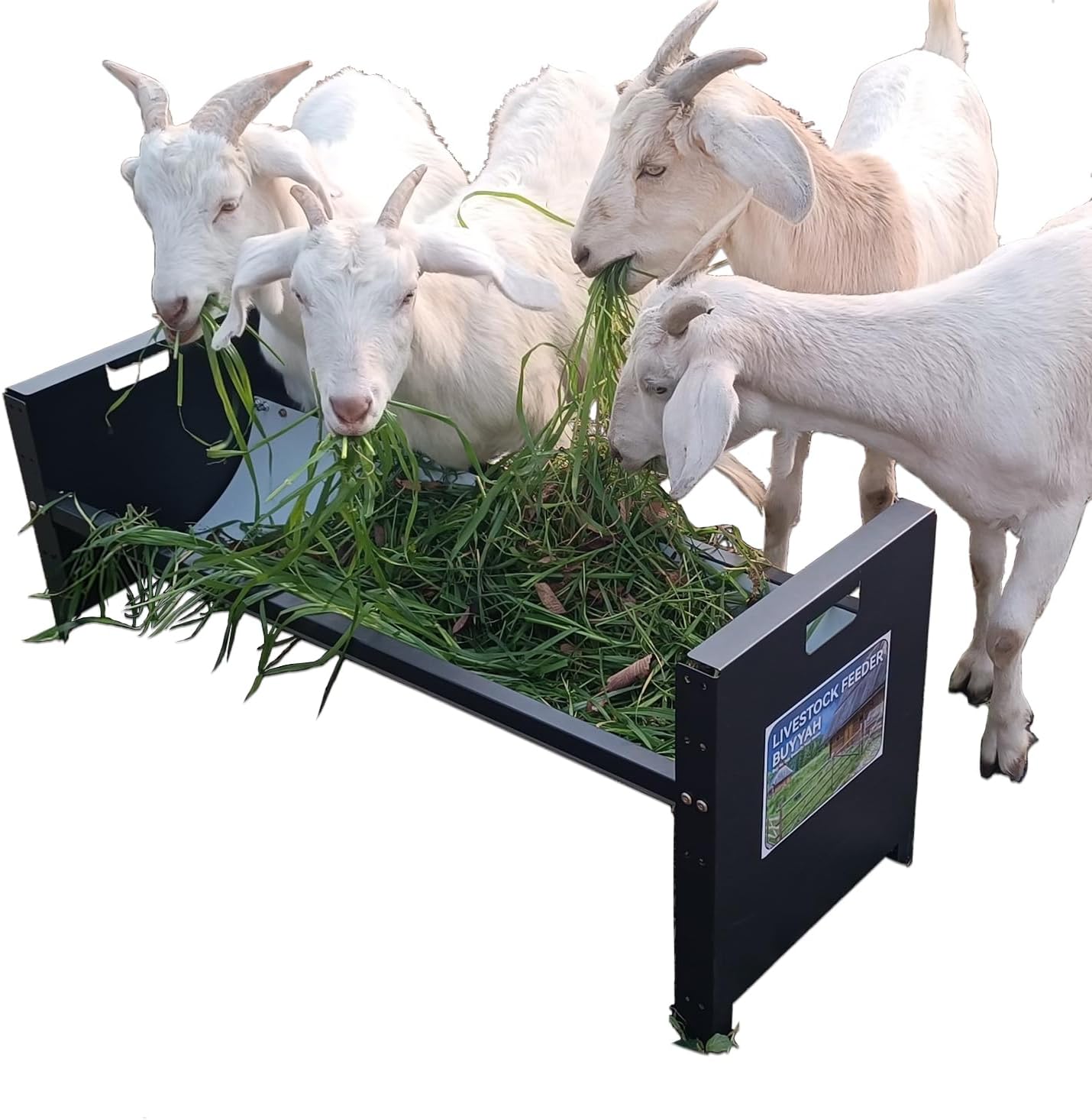 Amazon.com: BUYYAH Portable Livestock Feeder, 15 Gallons Capacity ...