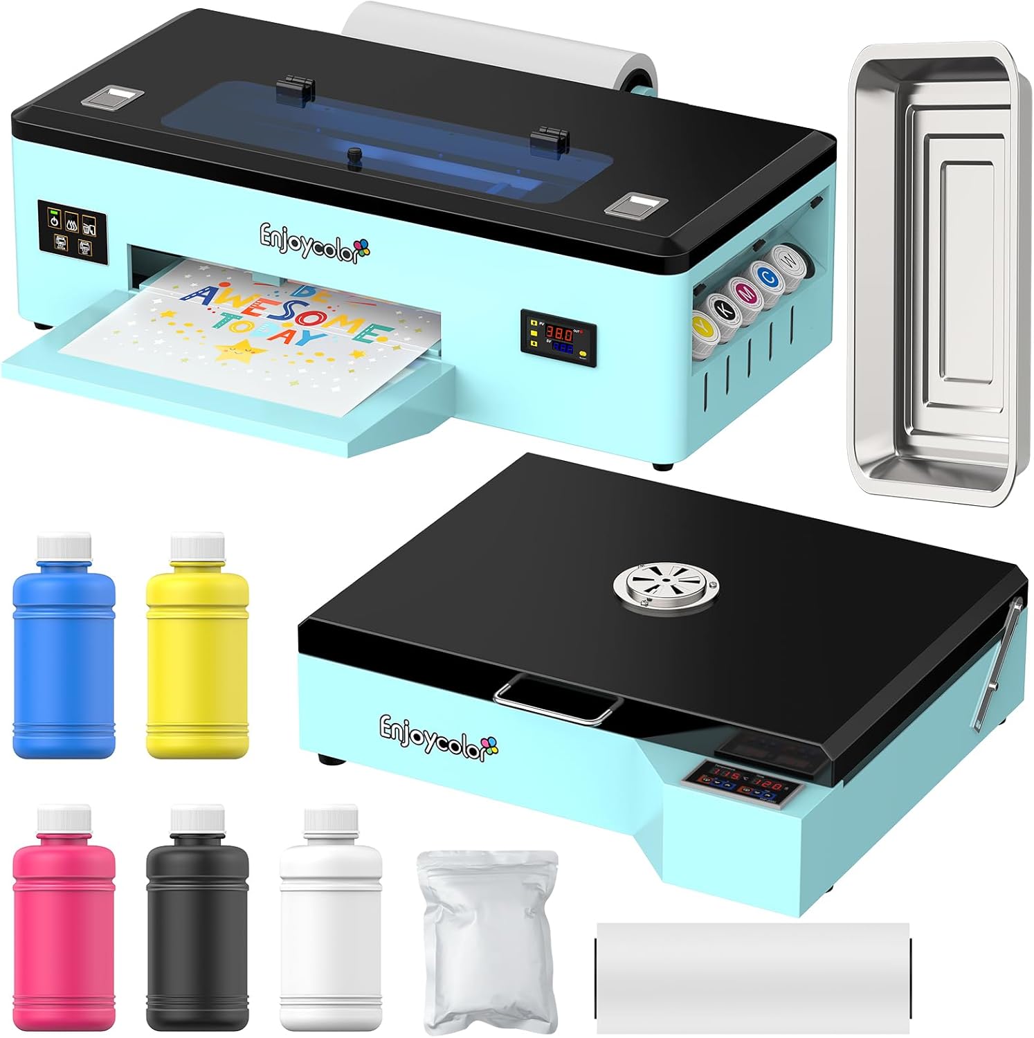 Amazon.com: EnjoyColor A3+ DTF Printer with Roll Feeder, DTF Transfer ...