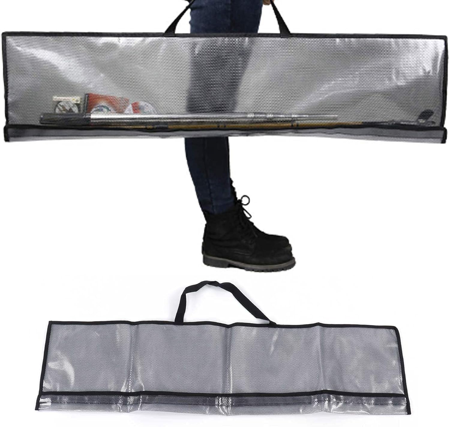 Amazon.com: Longzhuo Fishing Rod Case, Fishing Rod Bag PVC Portable ...