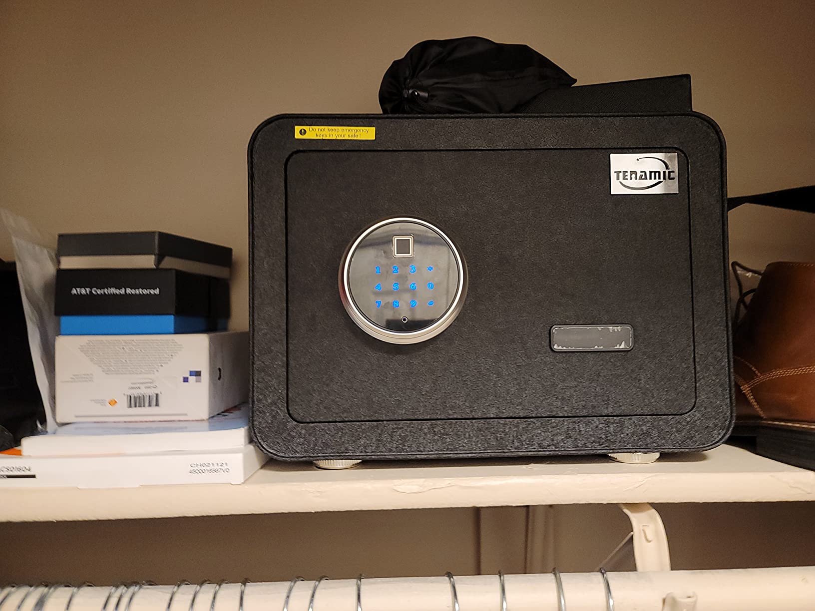 $35/mo - Finance Tenamic Safe Box Biometric Fingerprint Fireproof ...