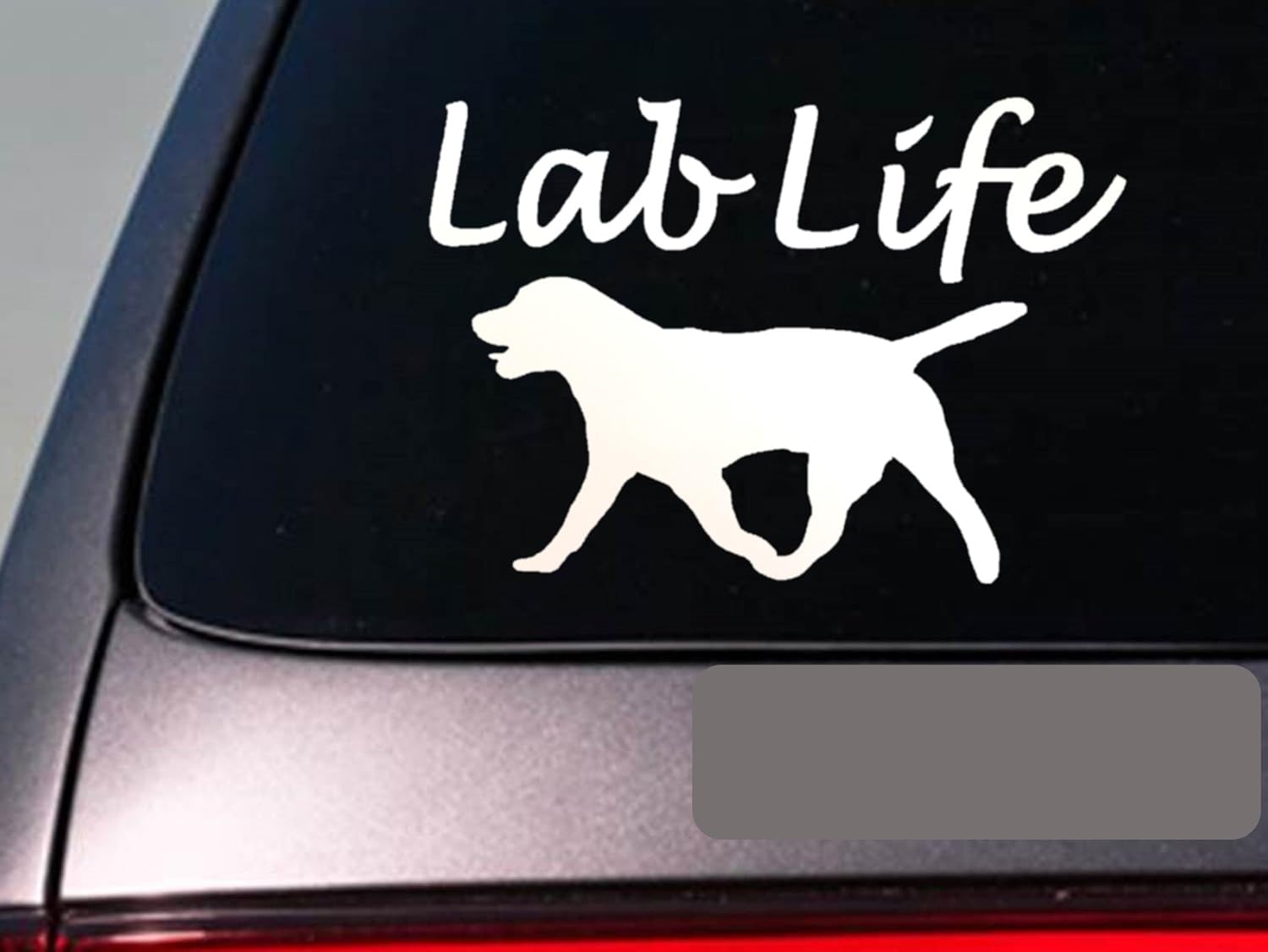 Amazon.com: EZ-STIK Lab Life 6" stickerE751 Labrador Retriever Decal ...