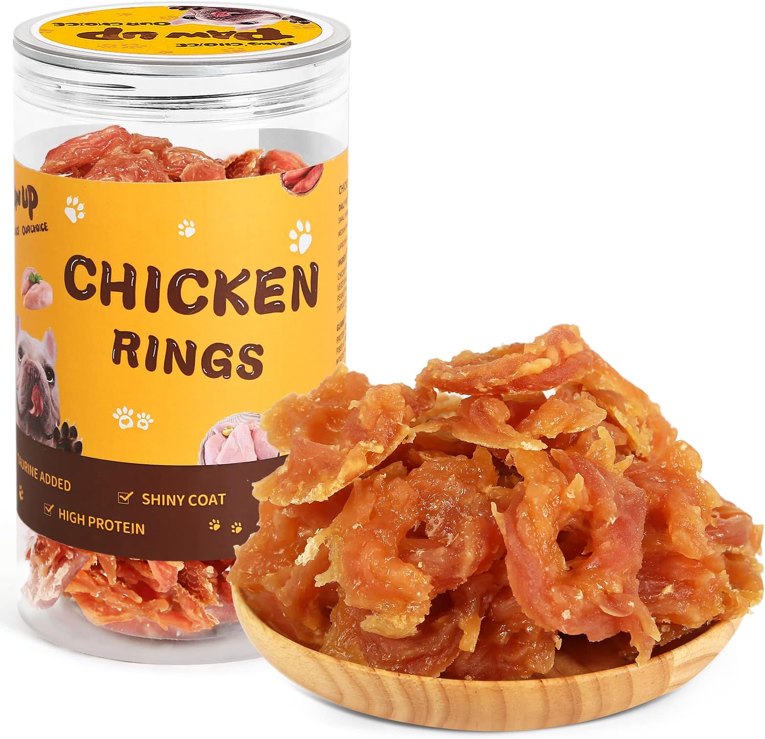 Amazon.com : PAWUP Chicken Jerky Dog Treats, Natural Dog Chicken Jerky ...