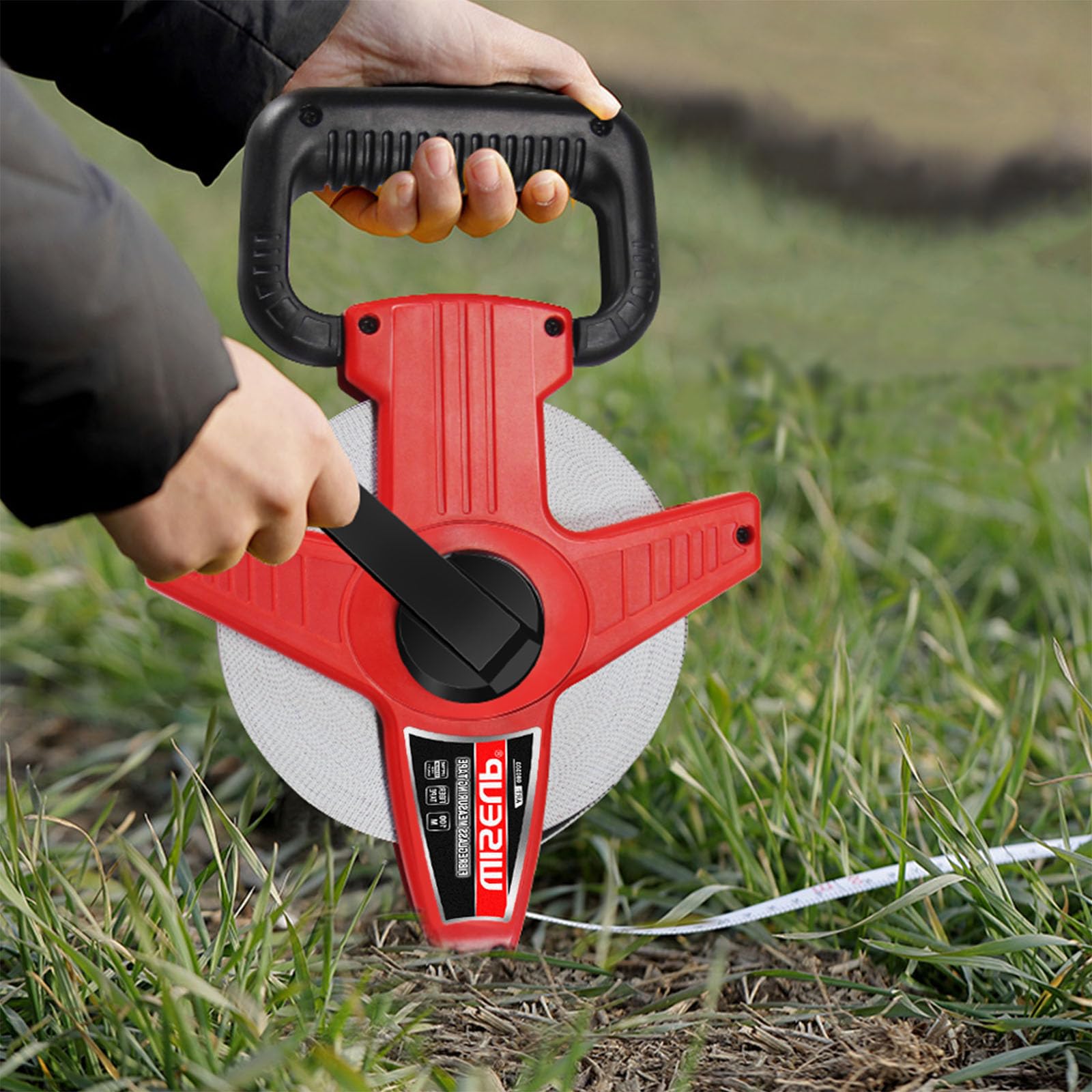 Snapklik.com : WISEUP 300 Ft Tape Measure Standard And Metric ...