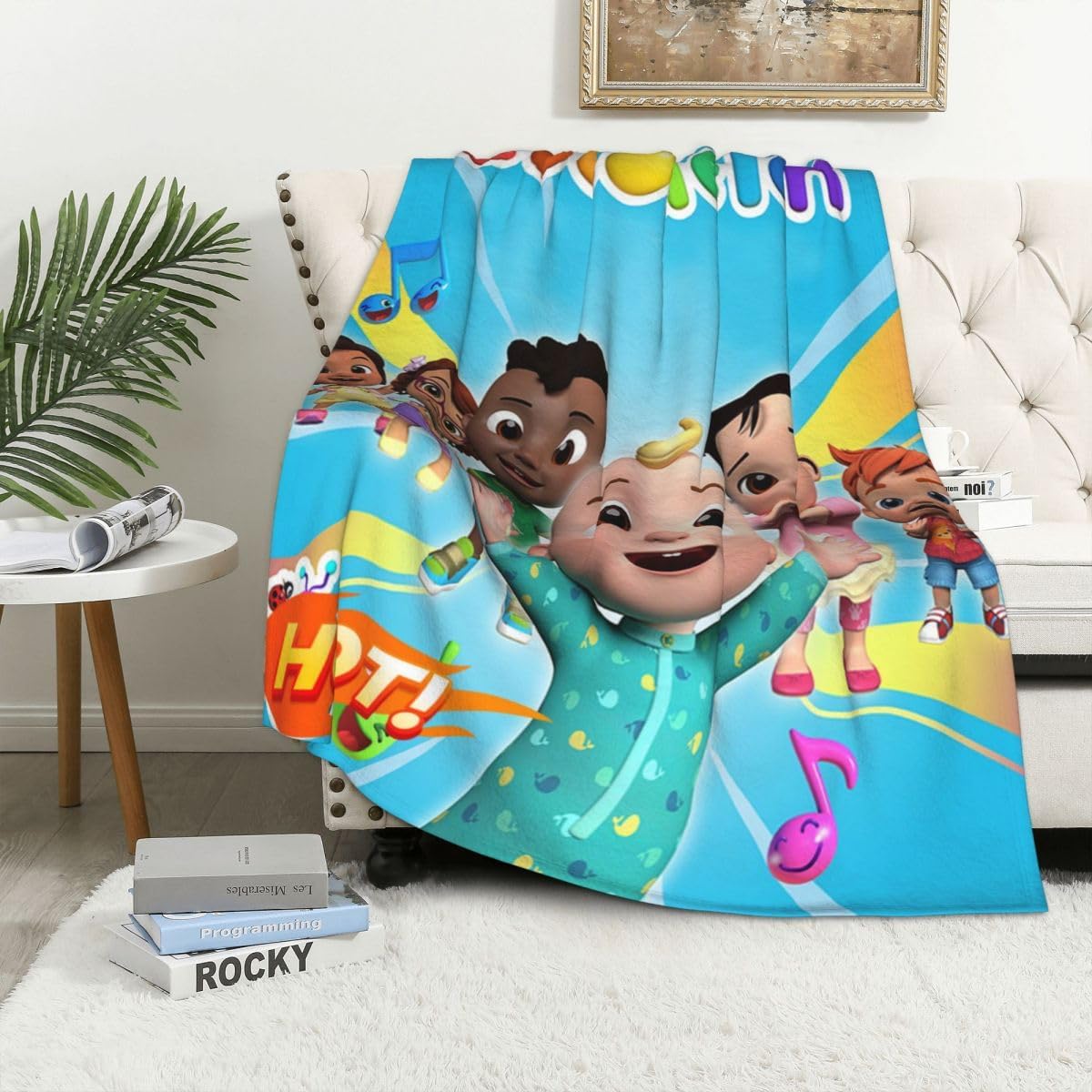 Amazon.com: Cartoon Throw Blankets Flannel Soft COC.omelon Blanket Sofa ...
