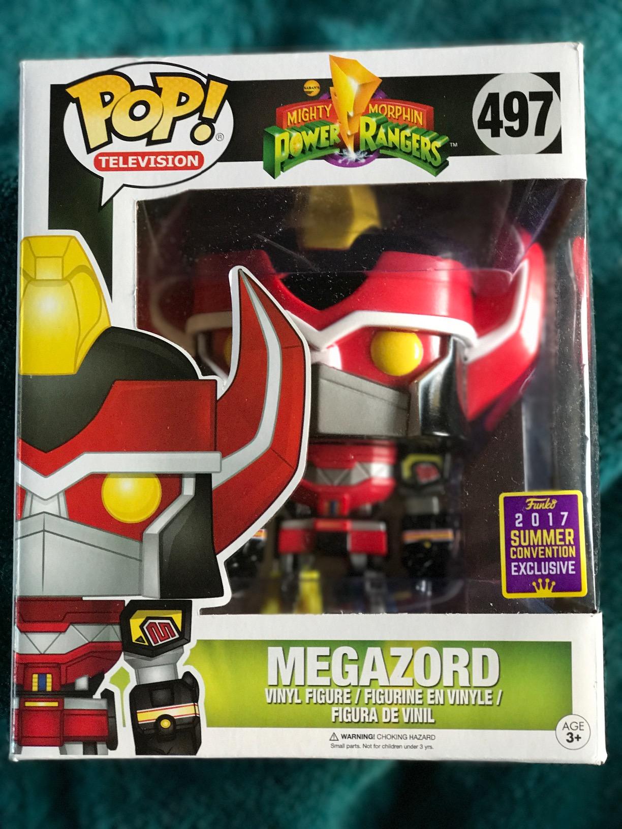 POWER RANGERS 6" MEGAZORD SDCC 2017 EXCLUSIVE POP VINYL FIGURE : Amazon ...