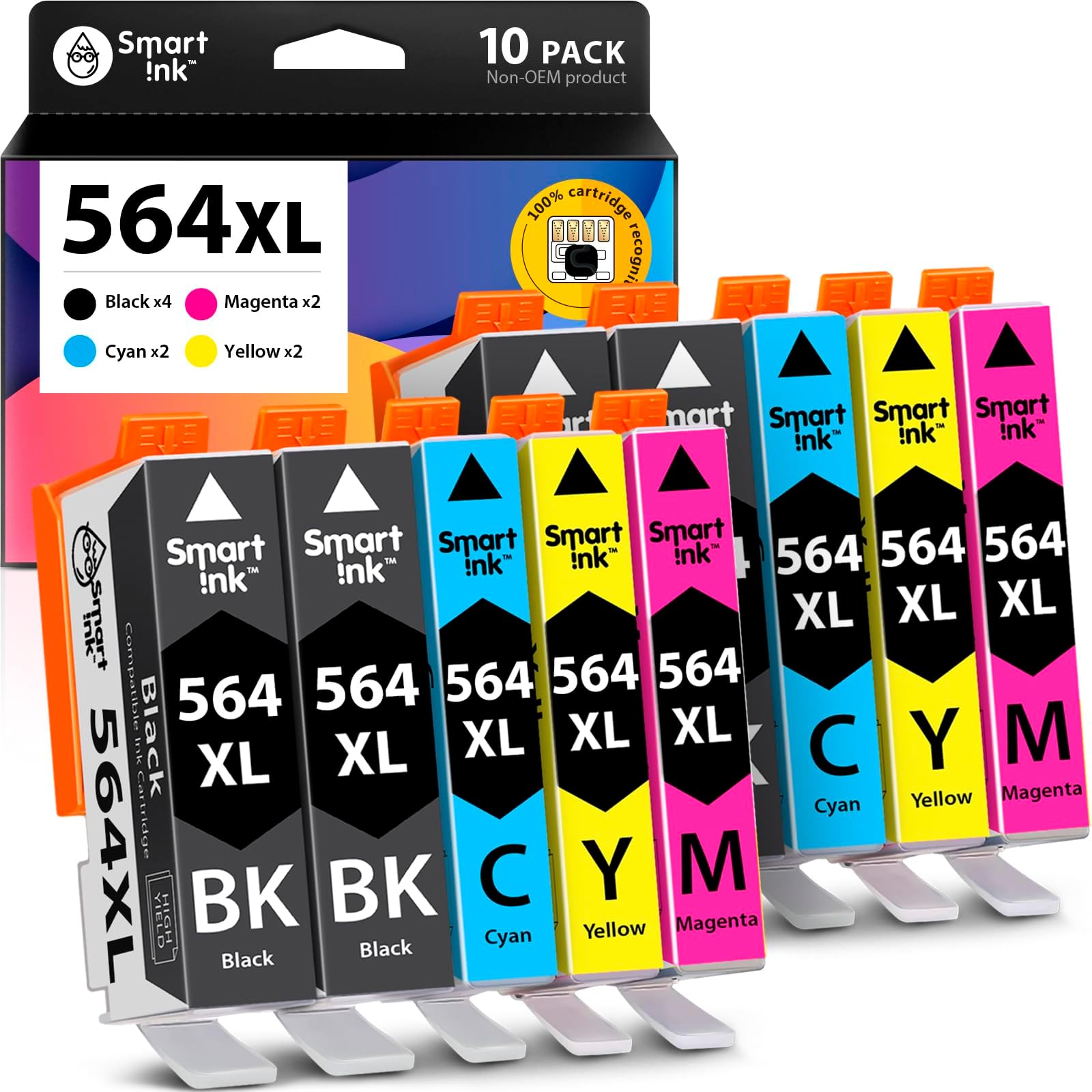 Smart Ink Compatible Ink Cartridges for HP 564 XL 564XL High Yield 10 ...
