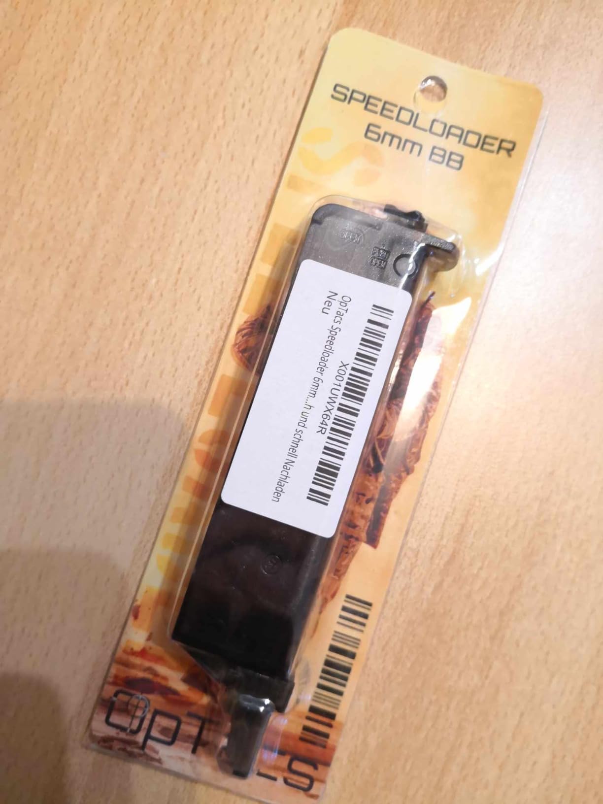 OpTacs Universal Speedloader 6mm für 110 BBS schwarz-transparent ...