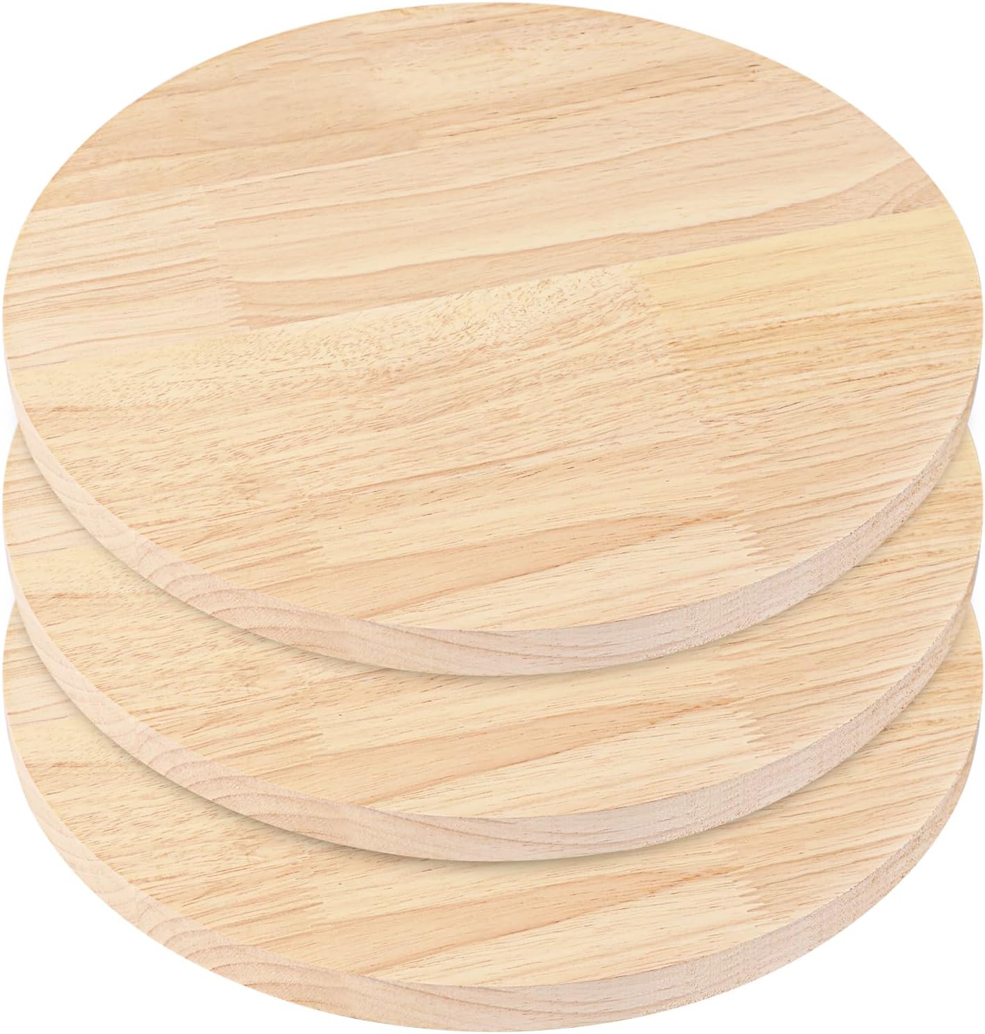 Amazon.com: Set of 5-0.8 inch Thick, 15 inch Wood Circle for Crafts ...