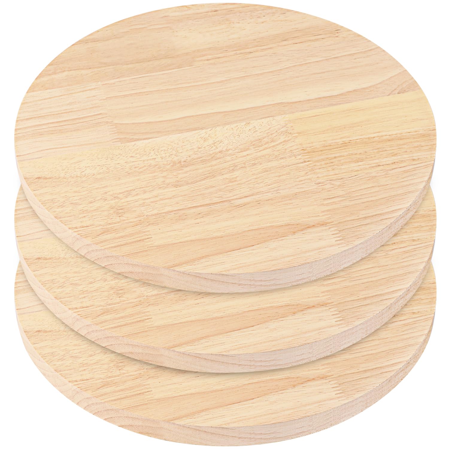 Amazon.com: 3 Pack Pine Circle Plaque, 12 Inch Round Wood Plaque ...
