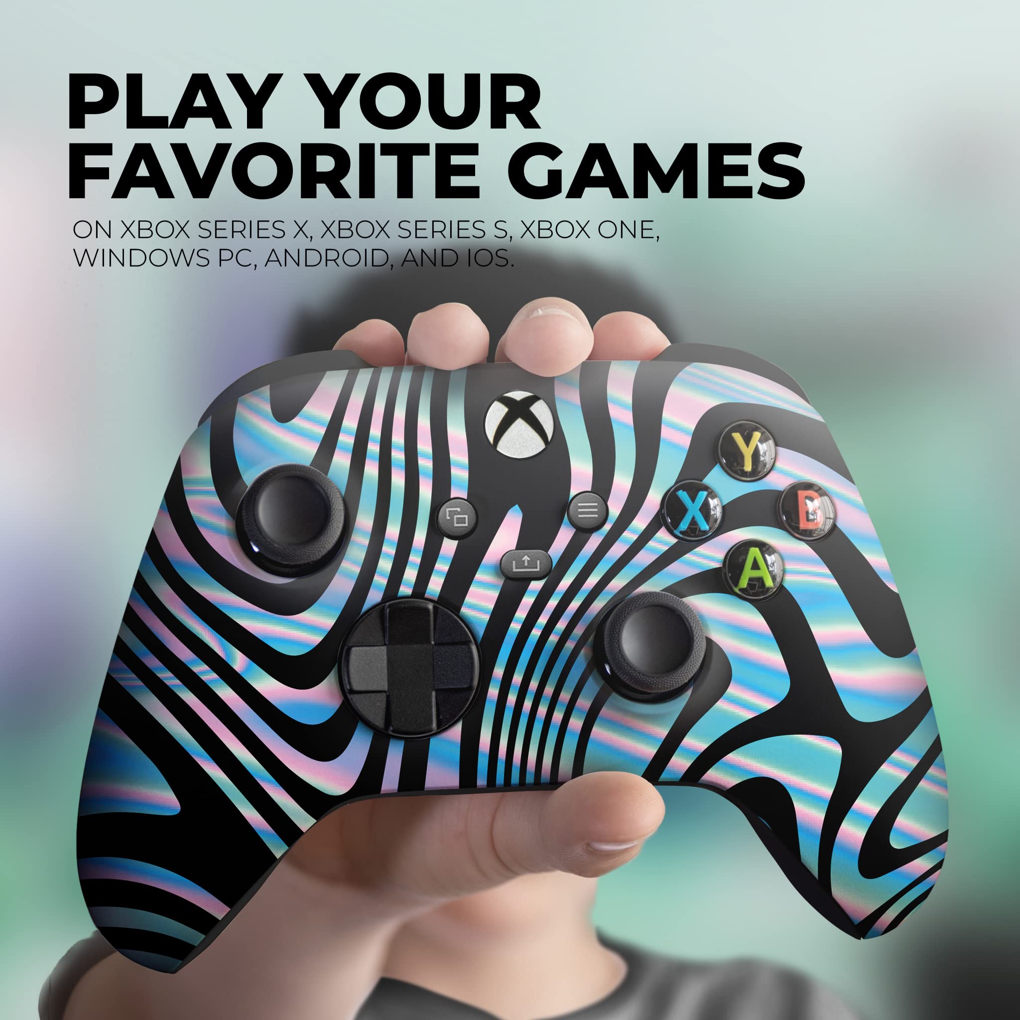 Zebra Xbox Controller