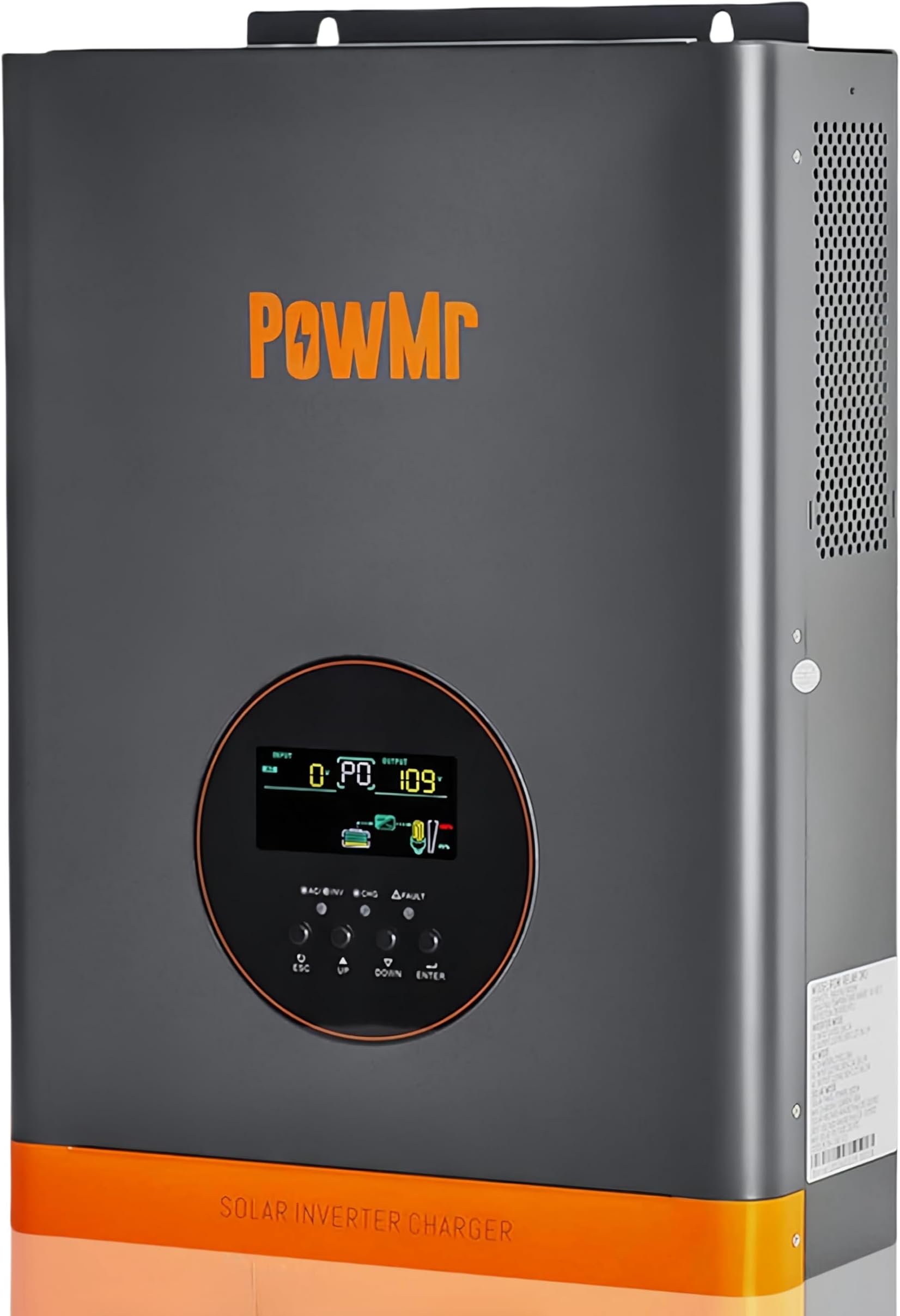 Amazon.com: PowMr 3000W Solar Inverter 24VDC to 110VAC, 3KW Off-Grid ...