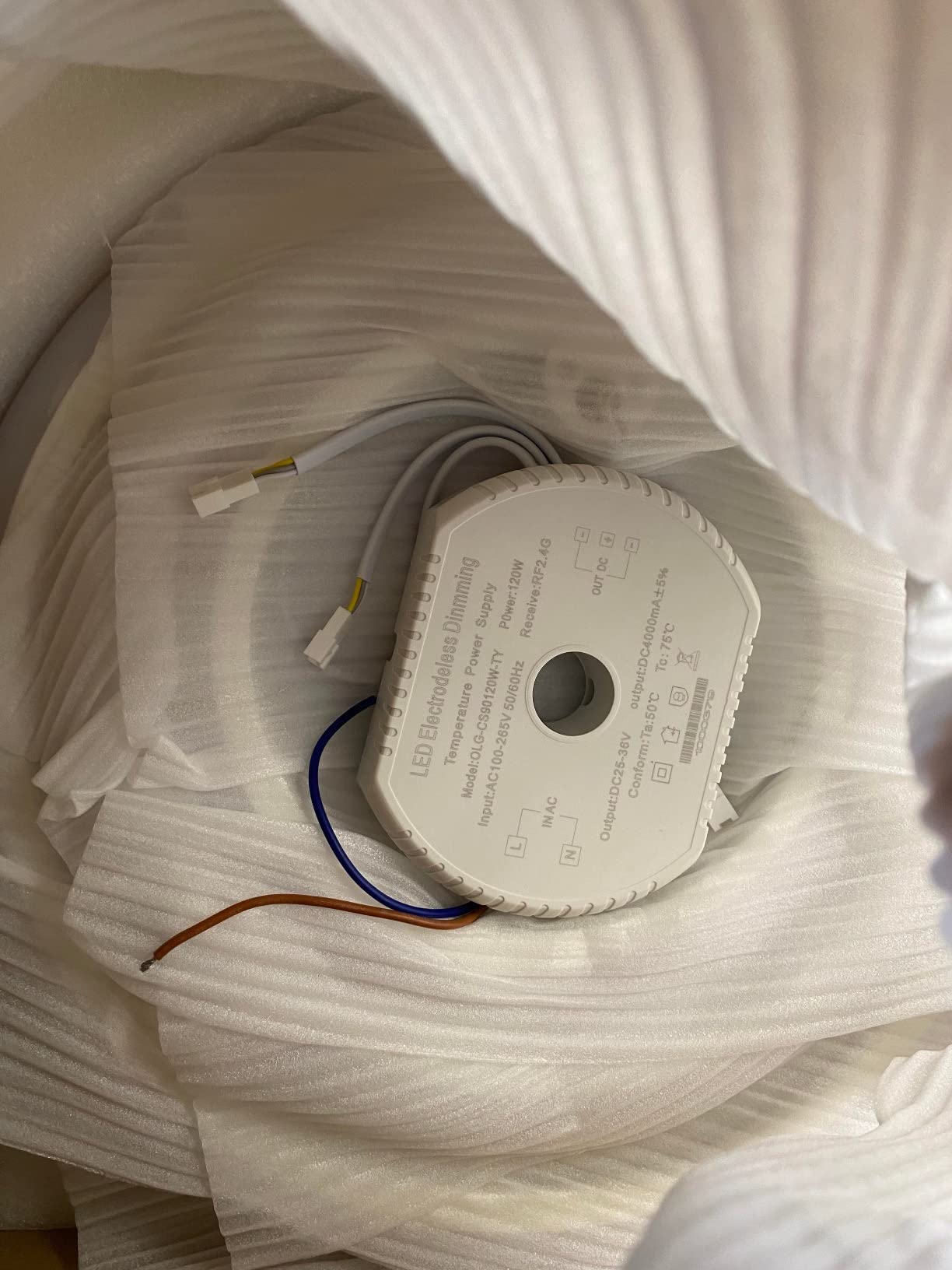 $25/mo - Finance OUQI Modern Led Ceiling Light Fixture Stepless Dimming ...