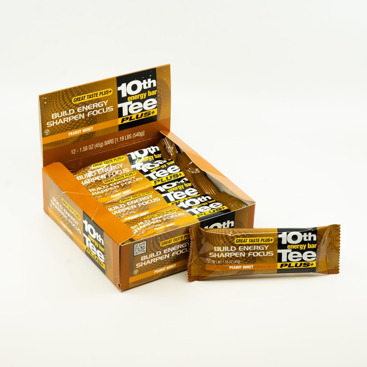 Amazon.com : 10th Tee PLUS+ Peanut Honey Bars made with Natural ...