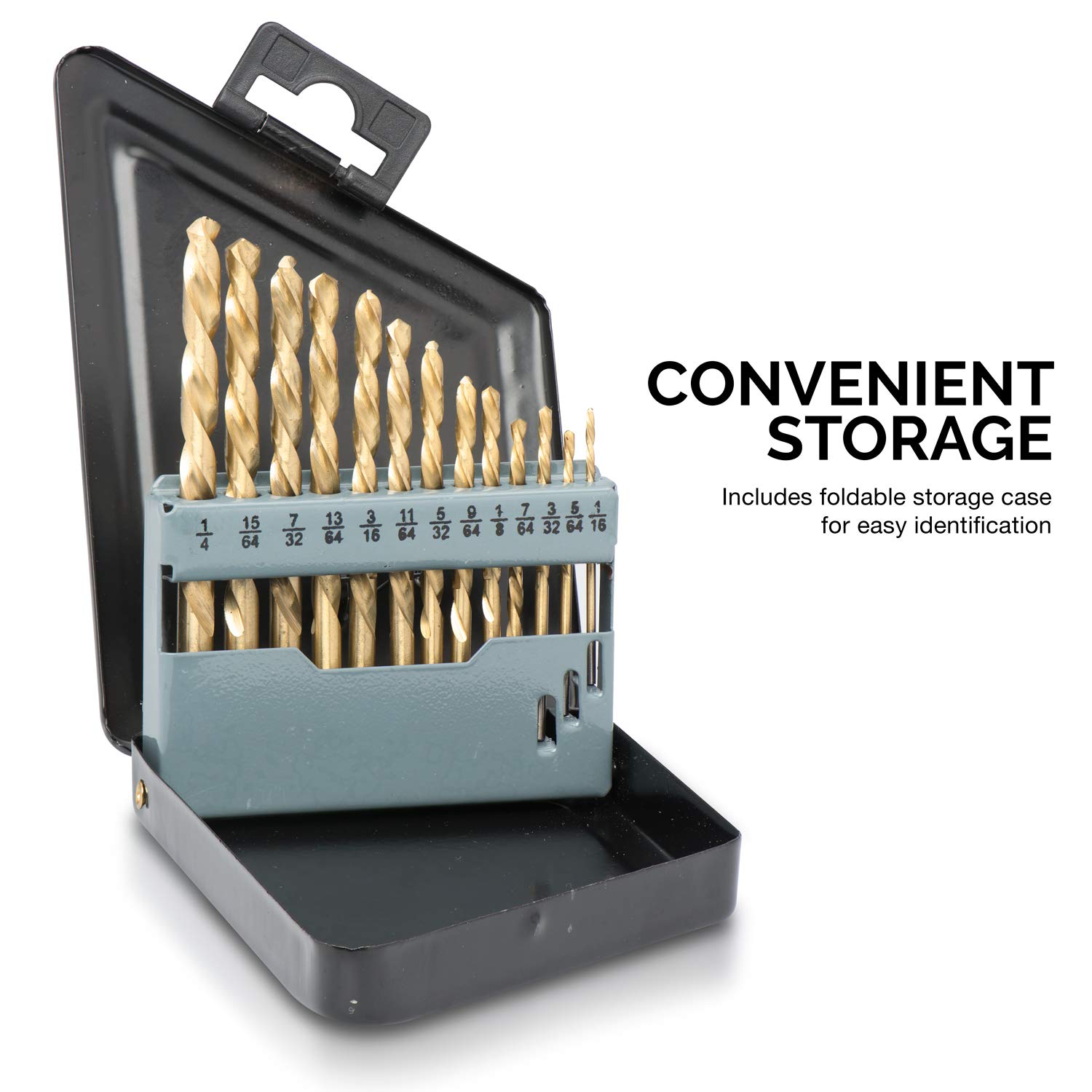 Snapklik.com : NEIKO 10038A Left-Hand Drill-Bit Set, High-Speed Steel ...