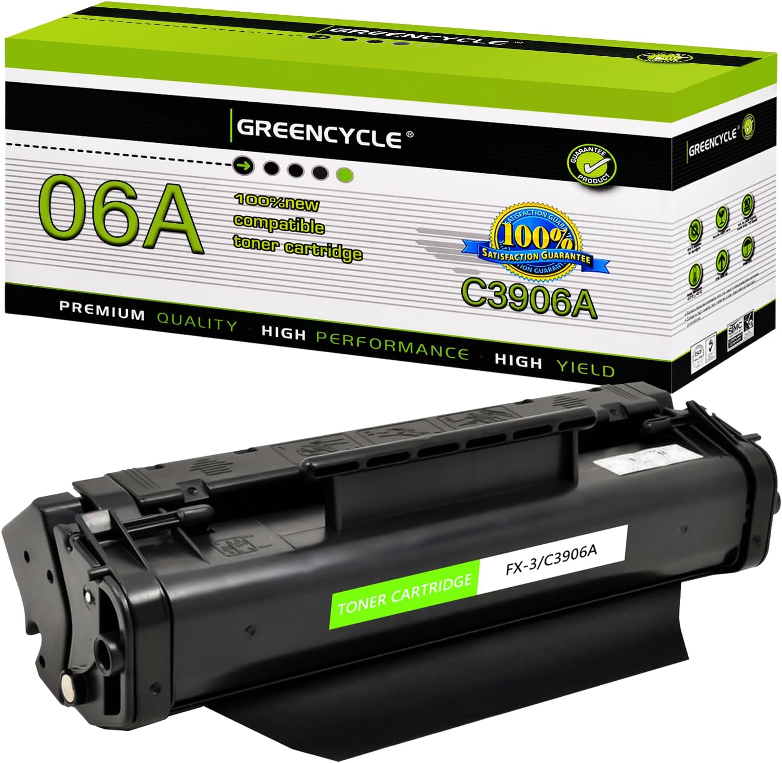 Amazon.com: New Genuine HP C3906A / HP 06A/ Black Laser Toner, HP LJ 5L ...