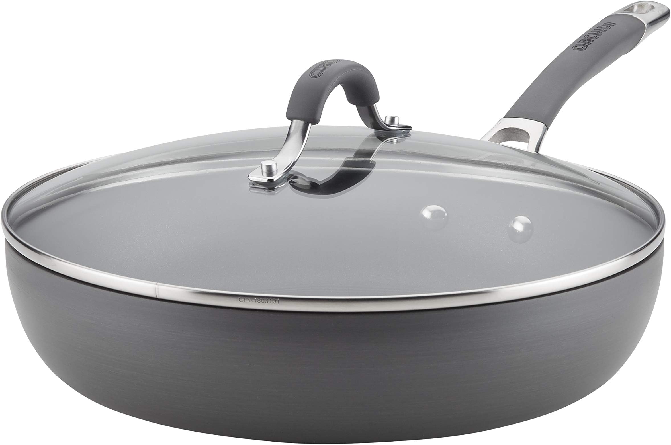 Circulon Radiance Deep Hard Anodized Nonstick Frying Pan/Skillet with ...