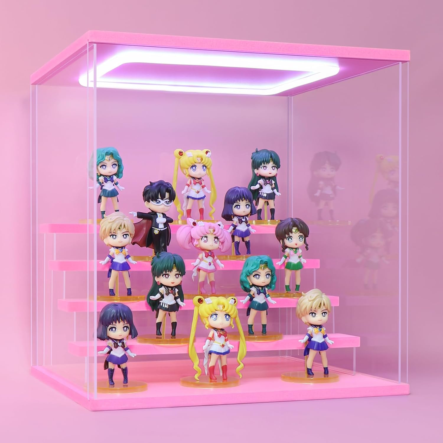 Amazon.com: Clear Acrylic Display Case for Figure Pop mart Display ...