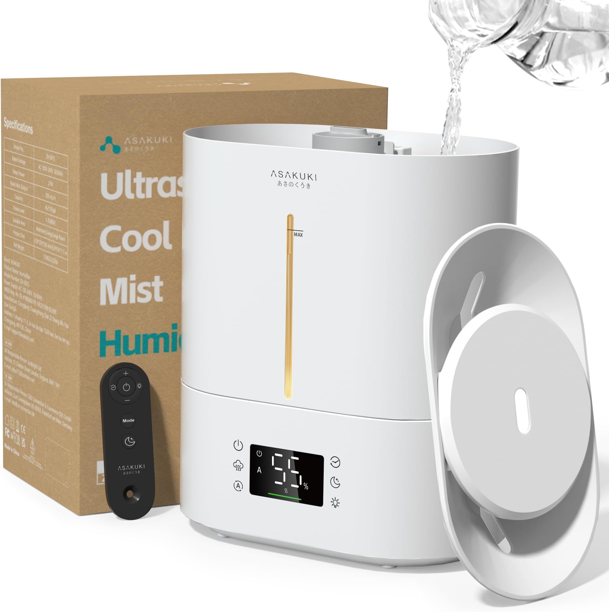 Amazon.com: Xiaomi Humidifier 2 Lite, 300mL/h humidifying Capacity ...