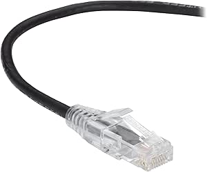 Amazon.com: Black Box Slim-Net Cat6 250-MHz 28-AWG Stranded Ethernet ...