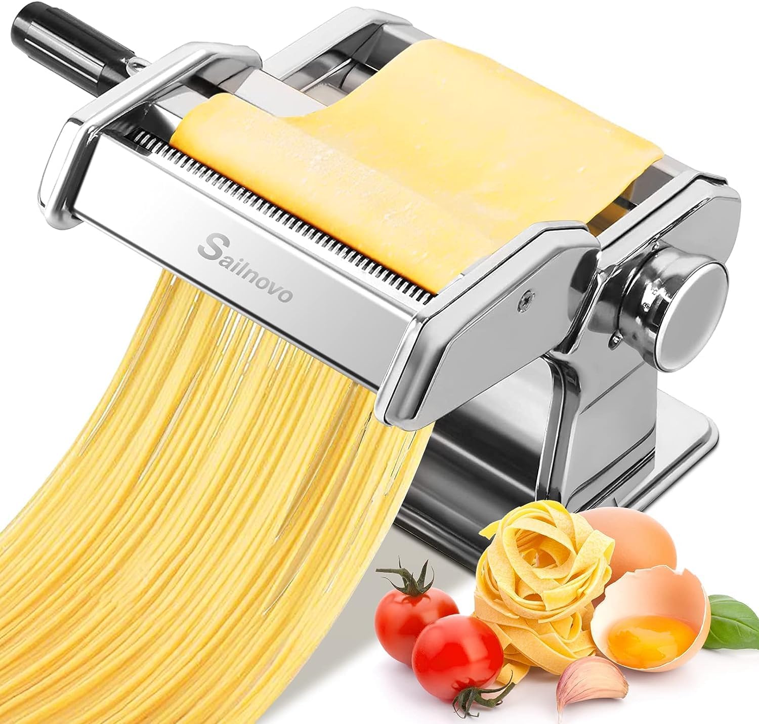 Amazon.com: MARCATO Made in Italy Atlas 150 Classic Manual Pasta Maker ...