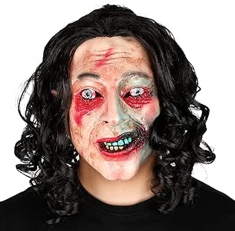 Amazon.com: EJWCIG Evil Dead Rise Scary Mask with Hair, Horror Movie ...