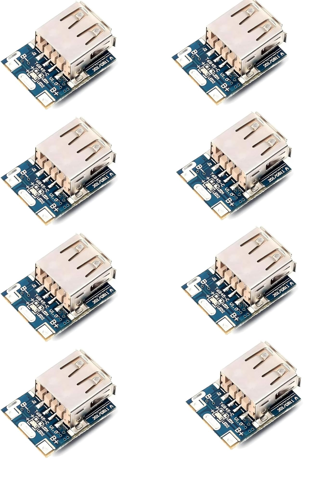 R&D T6845 Power Bank 5V 2A Charging Circuit Module Pack of (8) : Amazon ...