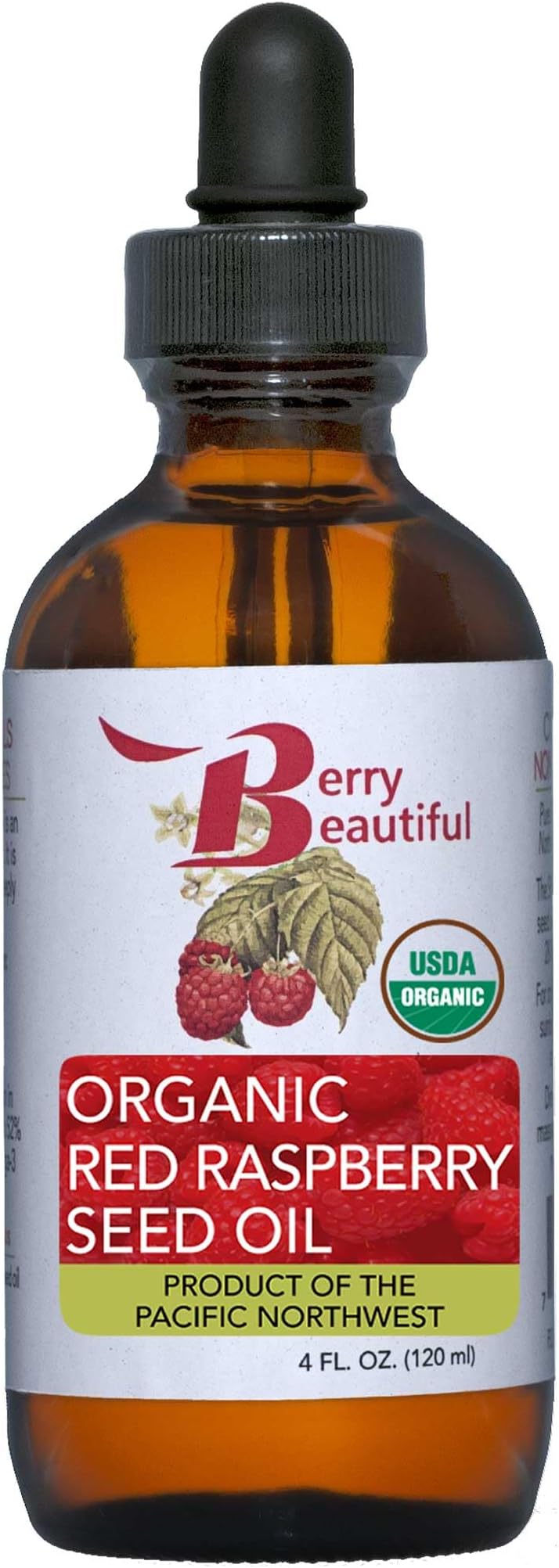 Amazon.com : PURA D'OR 3.38 Oz ORGANIC Red Raspberry Seed Oil - 100% ...