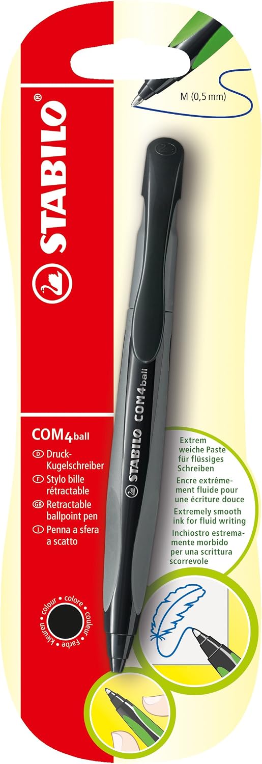 Stabilo BM-15507-10 Ballpoint Com4ball with Pressure Mechanics and ...