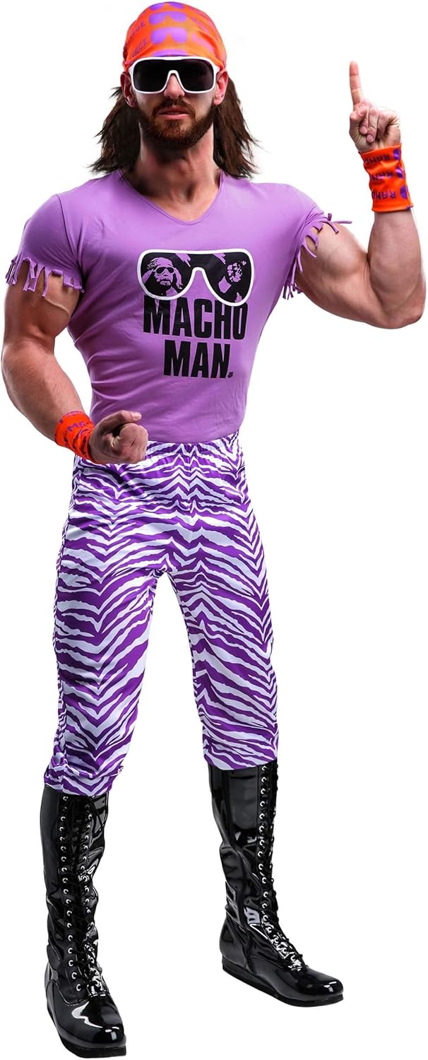 WWE Macho Man Randy Savage WWE Costume Adult Macho Madness Wrestling ...