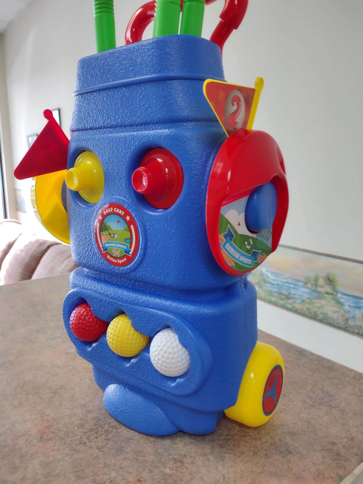 Amazon.com: CORPER TOYS Portable Kids Golf Clubs Set for Boys and Girls ...