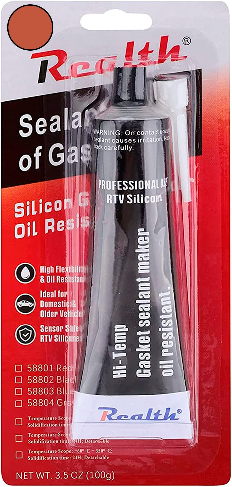 Amazon.com: Sdintar Maximum Oil Resistance Maximum Temperature RTV ...