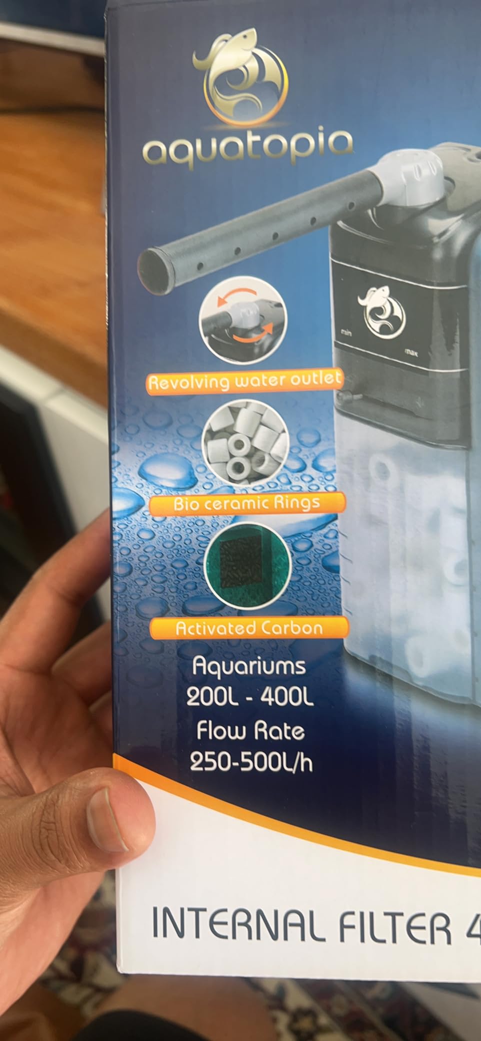 Aquatopia AQ50301 Internal Filter for Fish Tanks : Amazon.com.au: Pet ...