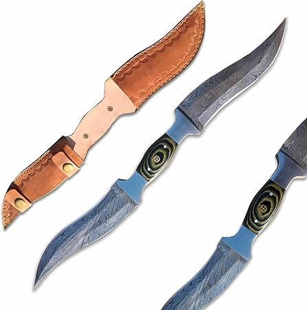 Amazon.com : Double Blade Hunting Knife, Haladie Knife Sharp Double ...