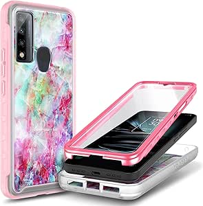 NZND Case for TCL 30 XE 5G with [Built-in Screen Protector], Full-Body ...
