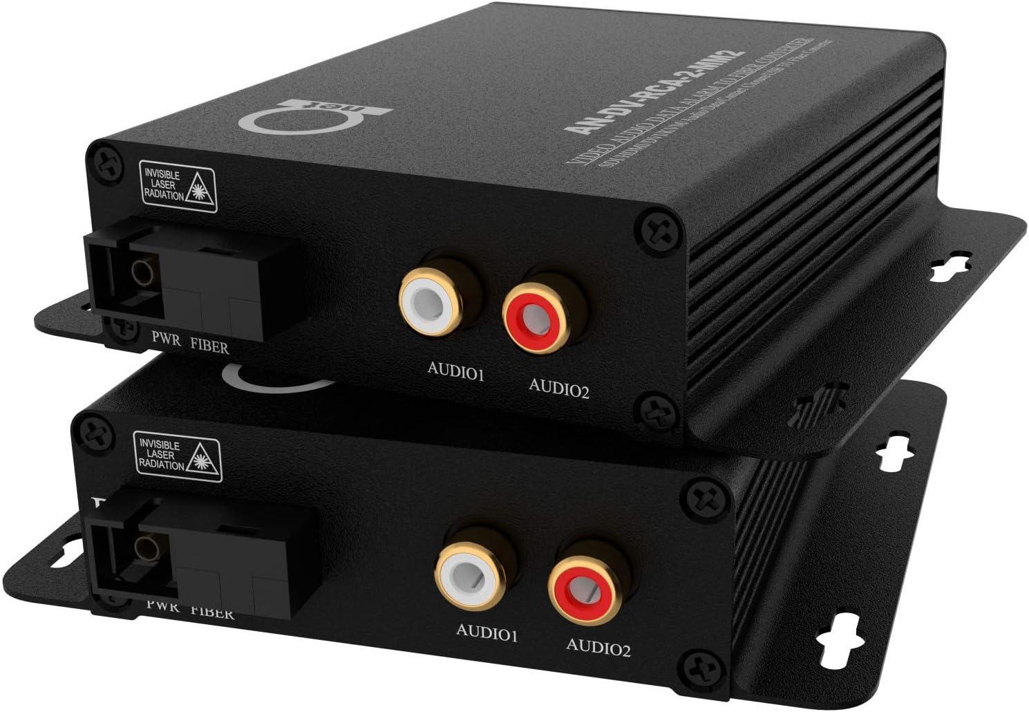 Multimode RCA Audio Over Fiber Converter | Extender Kit: 2 Channel ...