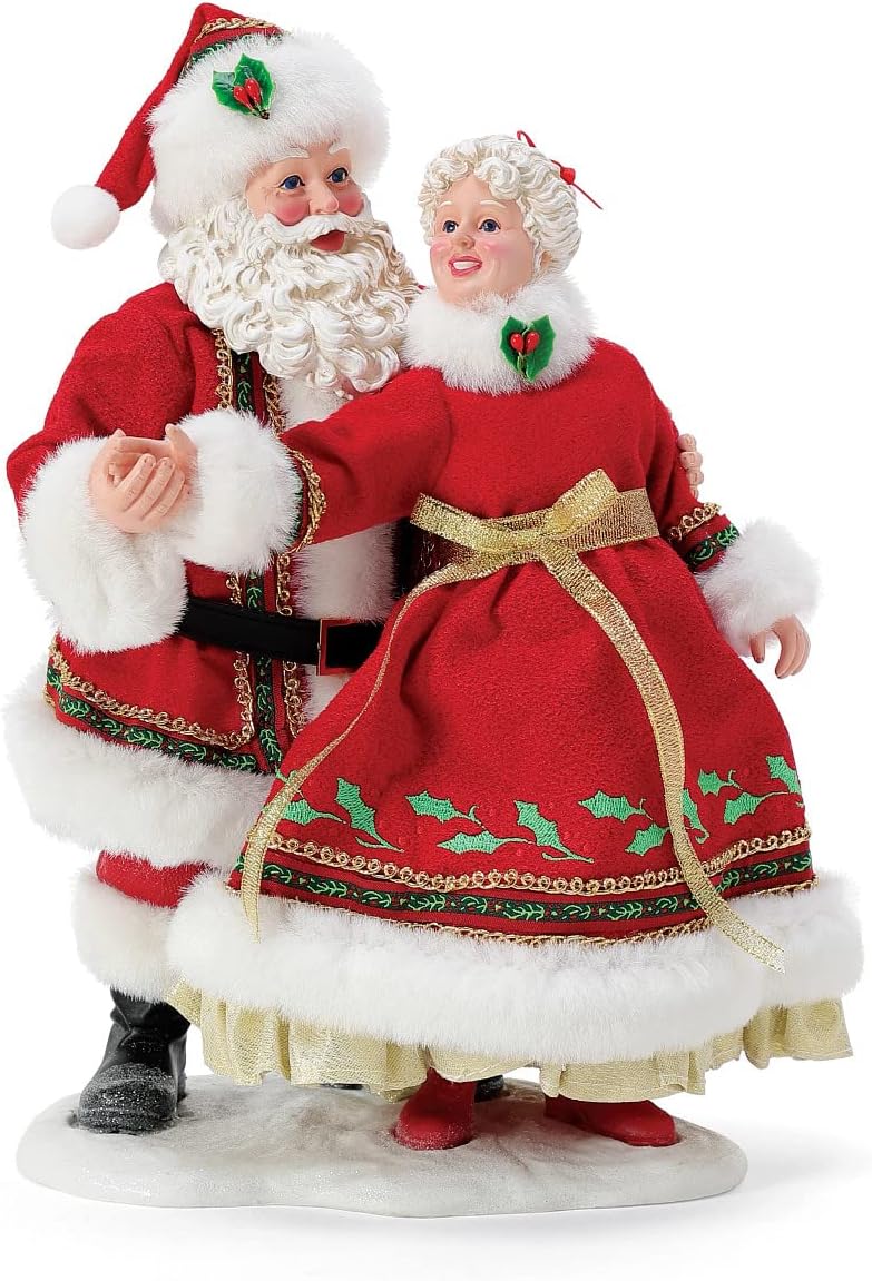 Amazon.com: Department 56 Possible Dreams Traditions Santa and Mrs ...