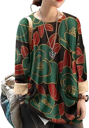 Amazon.com: YESNO Christmas Sweater for Women Funny Cute Graphic ...