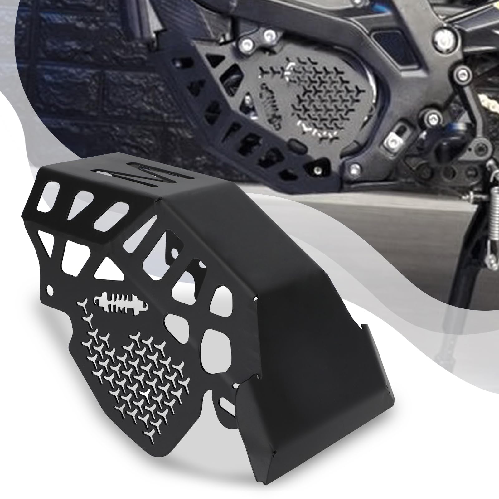 Baouff Skid Plate For Surron Light Bee Engine Chassis Protection ...
