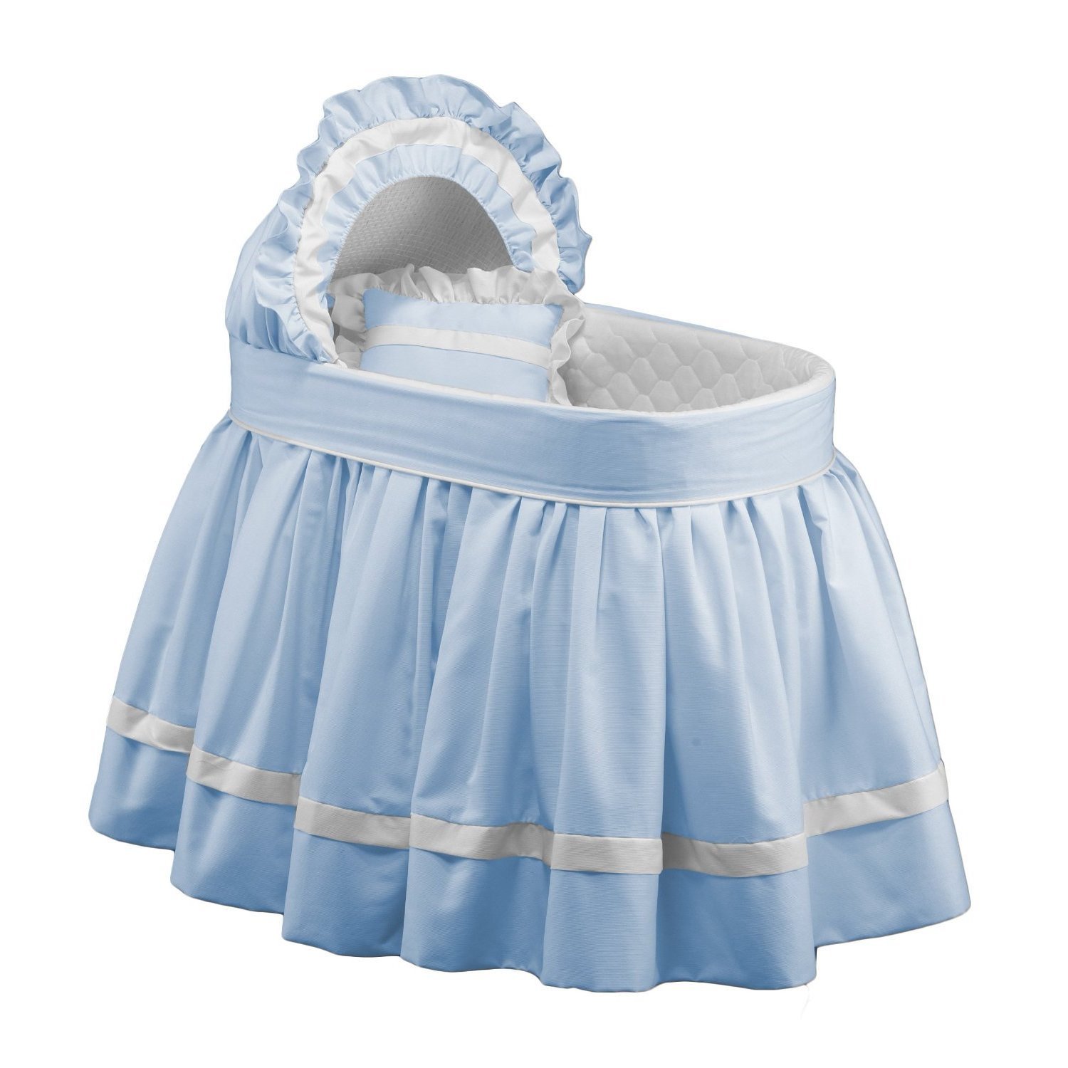 Amazon.com : BabyDoll Sweet Petite Bassinet Bedding Set, Blue : Summer ...
