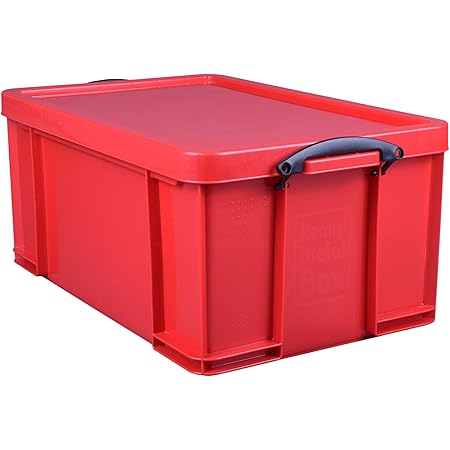Really Useful Plastic Storage Box 64 Litre Solid Blue : Amazon.co.uk ...