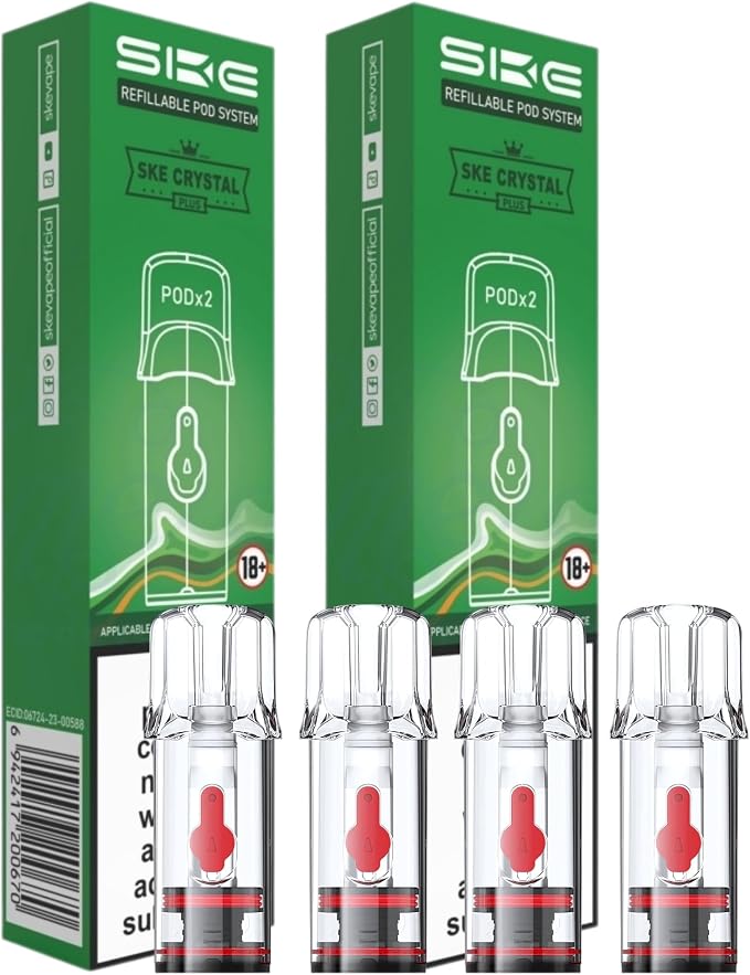 SKE Crystal Plus Refillable Replacement Pod [1.1ohm] - Smooth MTL ...