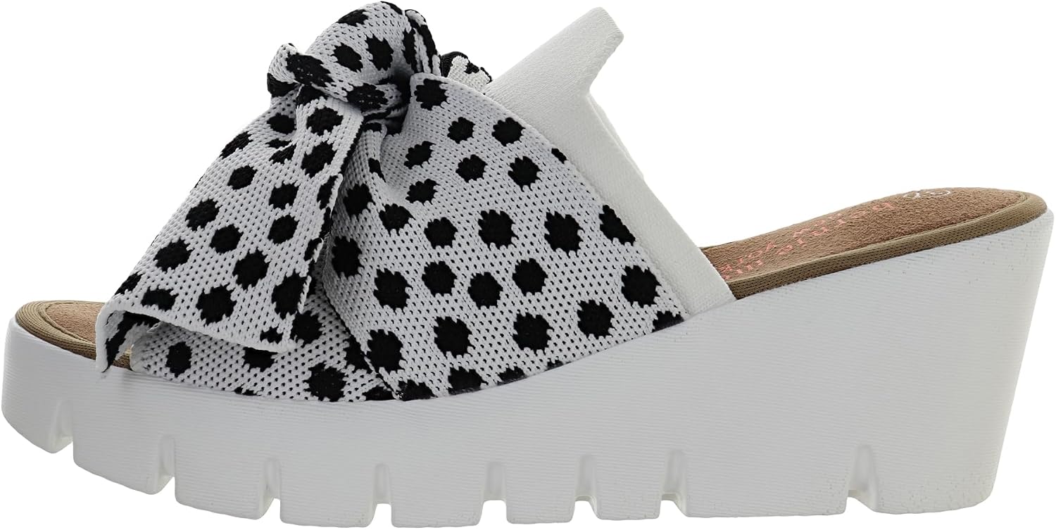 Amazon.com | Bernie Mev Women's Venti Dots Wedge Sandal | Platforms ...